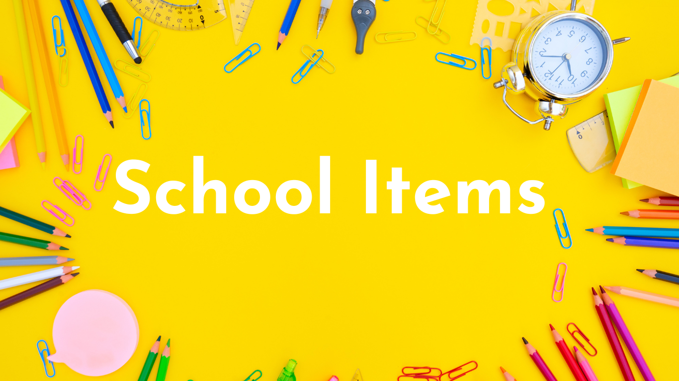School Items – Afeeqs Little
